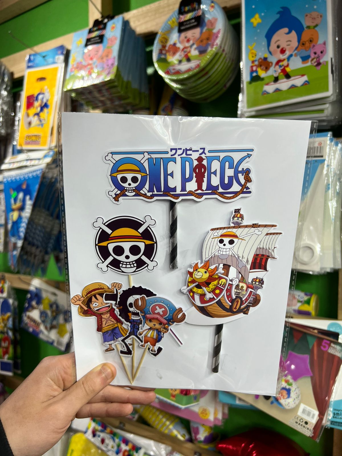 Topper para torta One Piece – Villa del Globo